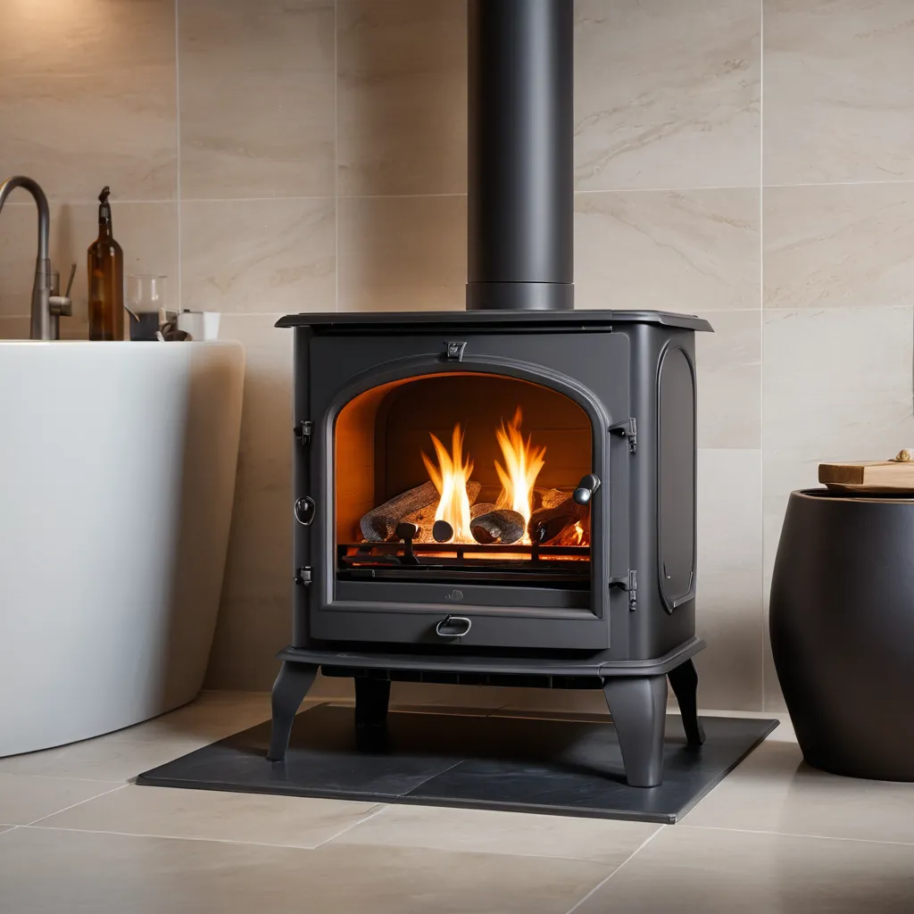 Enhancing the Bathhouse's Relaxation Room Stove