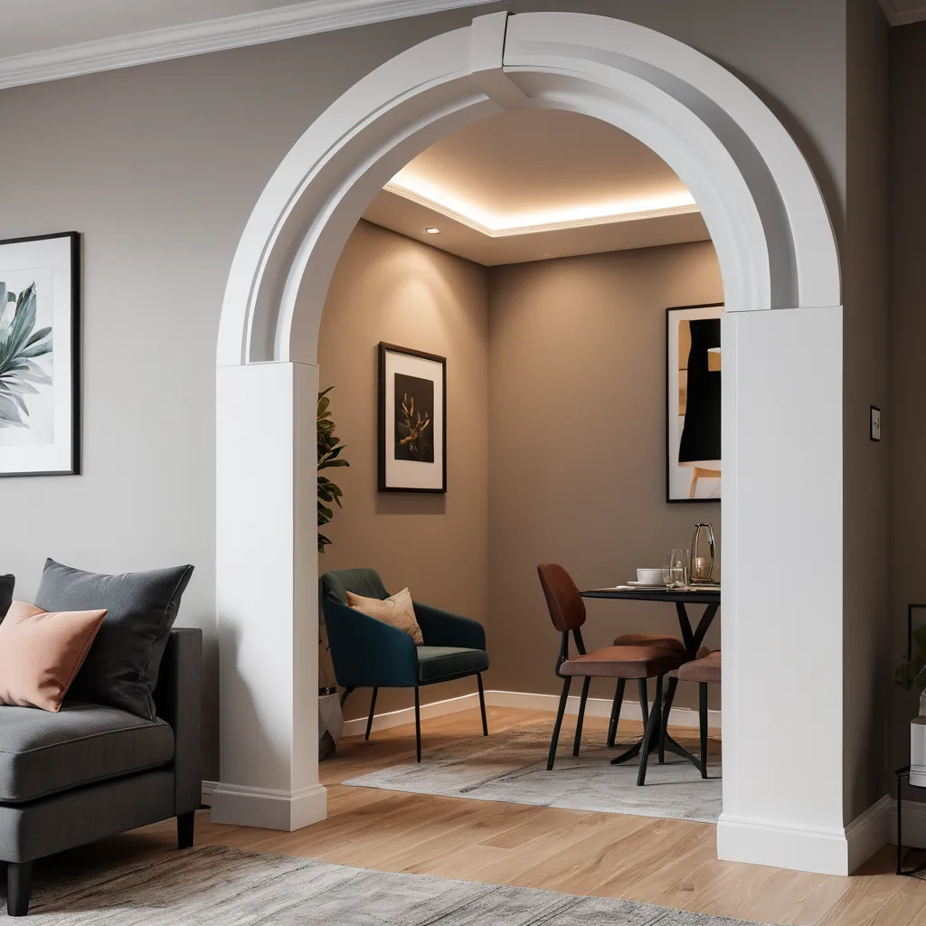 Creating Elegant Arch Corners in Your Apartment